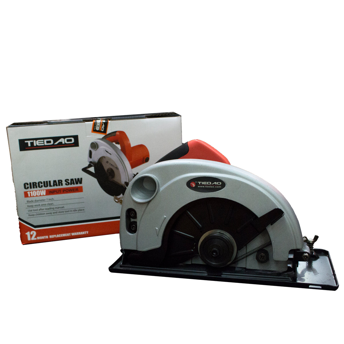 TIEDAO 7 INCH CIRCULAR SAW TD93185A-2 - 900WATTS - 100% COPPER WINDING ...